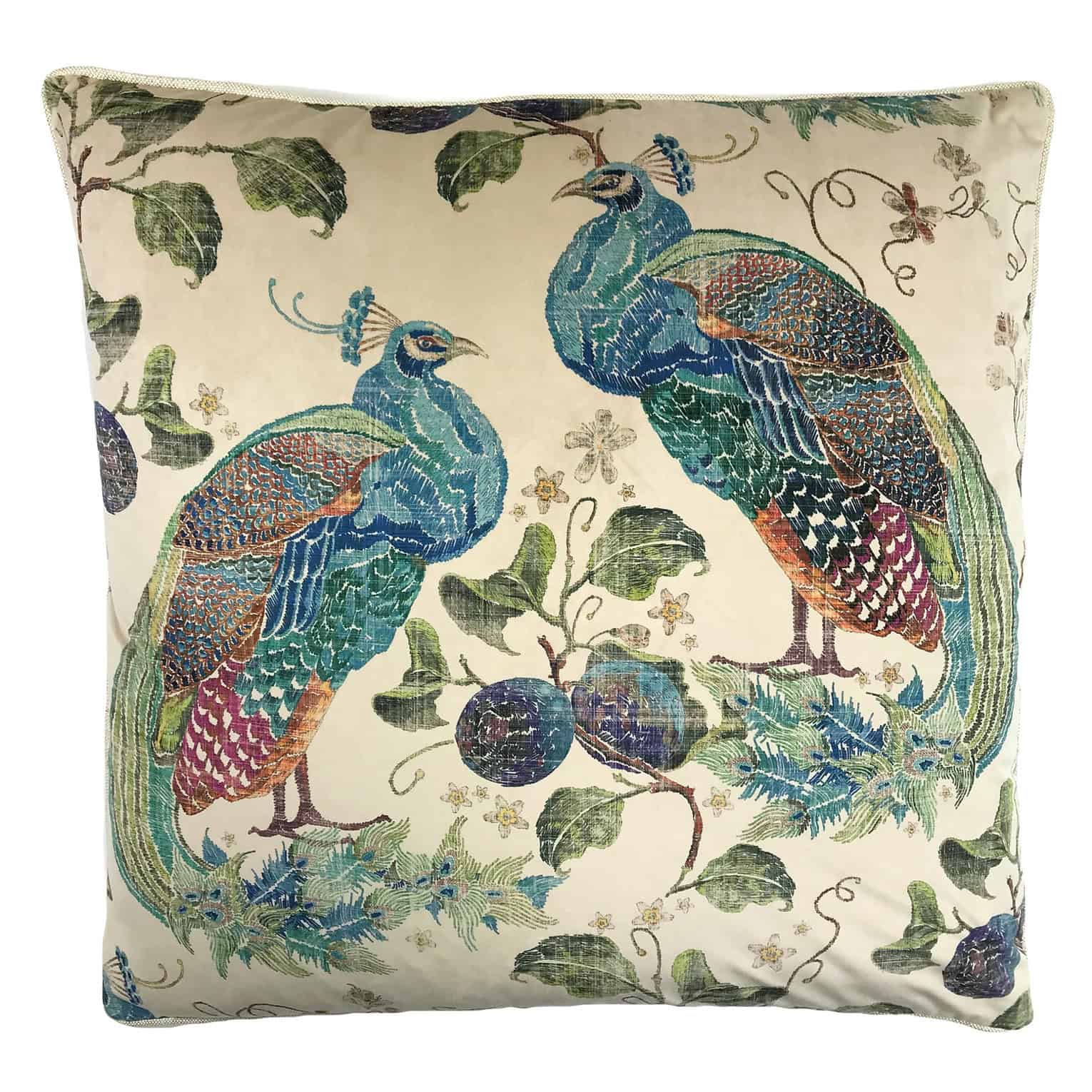 Proud Peacock Dune 22" Pillow | Signature Pillows | Swann's Furniture ...
